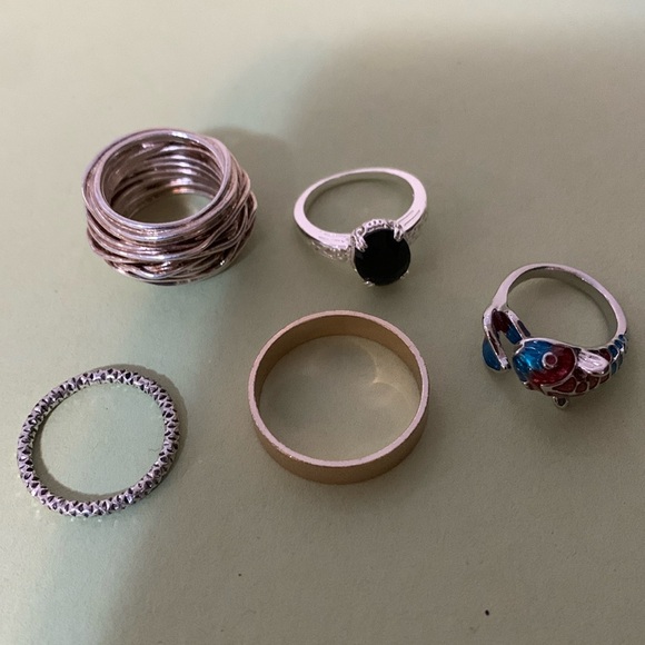 Jewelry | Five Rings Assorted Sizes | Poshmark